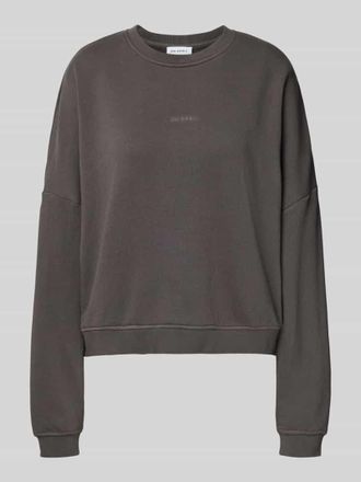 Oh April Oversized Sweatshirt mit Label-Stitching