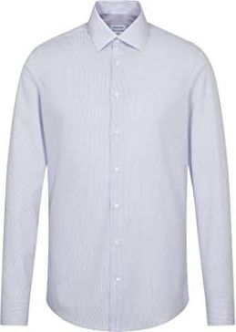 Seidensticker Herren Business Hemd Shaped Fit - Bügelfreies Chemise, Bleu (Hellblau 11), 40 (Taille Fabricant: 38) Homme