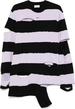 Off-white Punk Stripes T-Shirt - Violett