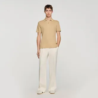 Sandro Poloshirt aus Leinen