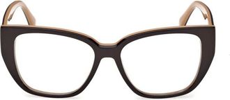 Max Mara Lunettes &agrave; clip - Femme - Accessoires - Brun - Taille: 53 MM