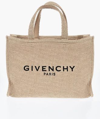 Givenchy Cotton and Nylon Tote Bag with Embroidery Logo Gr&ouml;&szlig;e Unica
