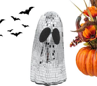 Generic Gespenster Disco - Halloween-Dekorationen - -Ornamente mit Pailletten, Dekoschild für Tisch, Büro, Kaminsims, Etagen, Halloween-Display