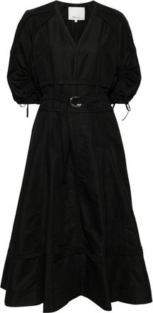 3.1 Phillip Lim Kleid mit Raffungen - Schwarz