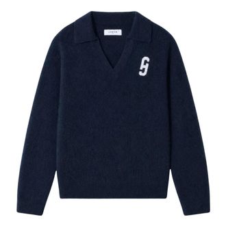 Janice Resort V-Ausschnitt Strickware - - Knitwear - Damen - Blau - M