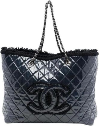 Chanel Sac cabas Funny Pre-owned - Femme - Pre-owned - Noir - Taille: ONE Size