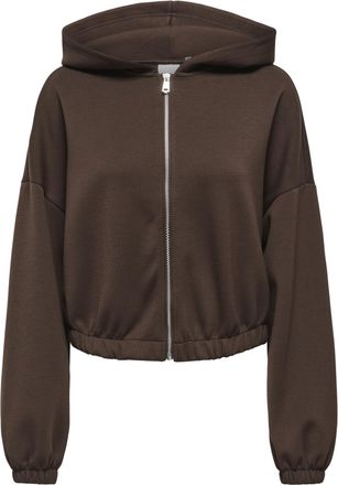 Only Onlscarlett L/S Zip Hood SWT Noos