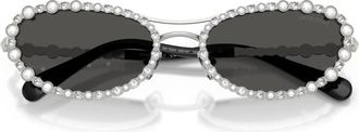 Swarovski Femme, Accessoires, Gris, Taille: 56 MM Lunettes de soleil