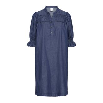 Ichi Ichi, Femme, Robes, Bleu, Taille: 38 FR Robes