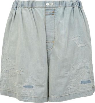 Acne Studios Homme, Shorts, Bleu, Taille: S Short Distressed