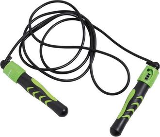Schildkrot Fitness Schildkr&ouml;t JUMP ROPE (black-green), mit Z&auml;hlwerk, in 4C-Box, M-2022