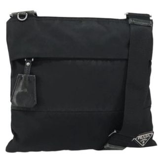 Prada Pre-owned Nylon Cross Body Bag - - Pre-owned - Damen - Schwarzk - ONE SIZE