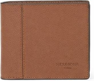 Pellet Portefeuille en cuir Ref 57674 marron 12*9.5*2 cm