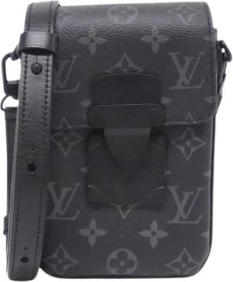 Louis Vuitton unisex, Pre-owned, Noir, Taille: ONE Size Sac bandouli&egrave;re Pre-owned Monogram Eclipse