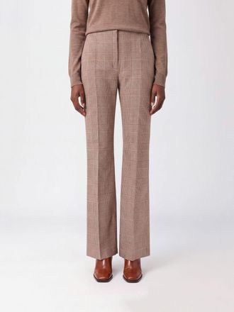 Max Mara Weit geschnittene Hose von aus Schurwolle mit Prince-of-Wales-Muster