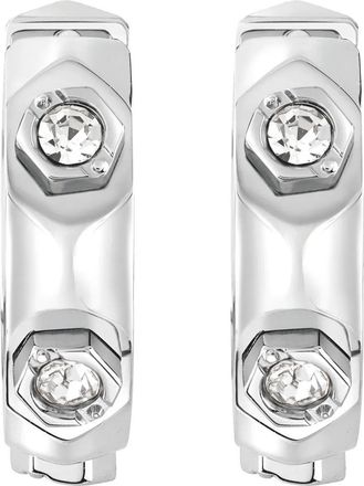 Philipp Plein Ohrringe - Earrings The Plein Cuff - Gr. unisize - in Silber - f&uuml;r Damen