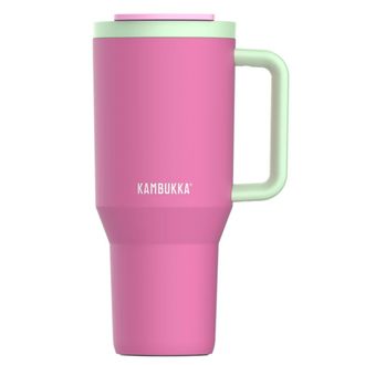 Kambukka Rio Thermobecher 950 ml vakuumisoliert mit Teleskop-Strohhalm - Edelstahl 18/8, BPA-frei, auslaufsicher Bubblegum Mint