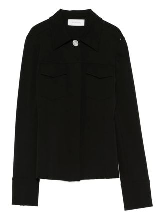 Sportmax veste à col pointu - Noir