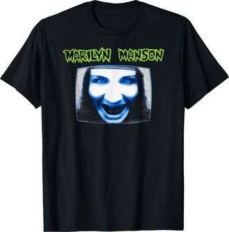 Marilyn Manson TV with Logo T-Shirt