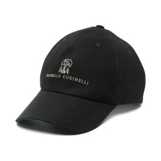 Brunello Cucinelli Homme, Accessoires, Noir, Taille: M Casquette de baseball