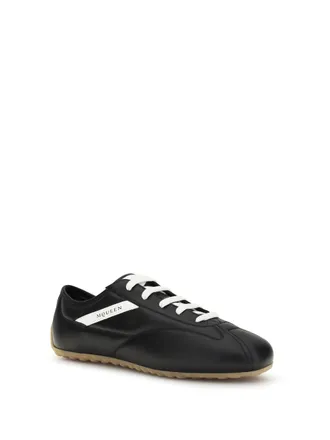Alexander McQueen Mens Low Boxer Sneakers Black-Midnight-White Black/midnight/white