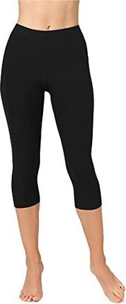 Merry Style Legging 3/4 Femme MS10-349 (Noir, S)