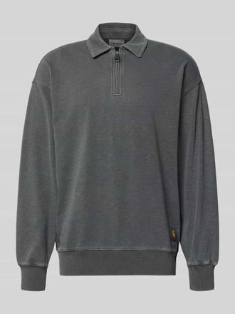 Carhartt Work in Progress Sweatshirt mit Polokragen
