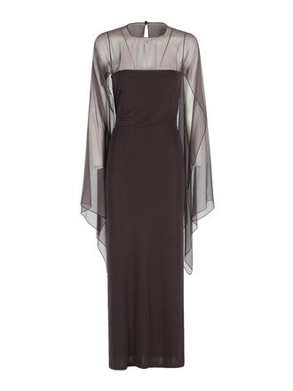 Alberta Ferretti Robe De Soir&eacute;e - Marron