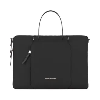 Piquadro Ausdehnbare Laptoptasche 15-6 mit iPadPro-Fach - - Bags - Damen - Schwarzk - ONE SIZE