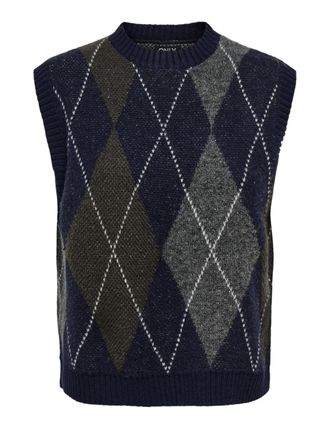 Only Onlrhombus Harlequin Vest KNT Noos