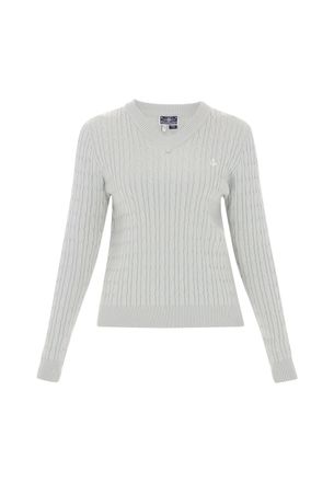 Dreimaster Dreimaster Pullover Frauen Salbeigr&uuml;n