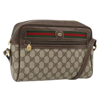Gucci Pre-owned Vintage GG Canvas Schultertasche - - Pre-owned - Damen - Beige - ONE SIZE