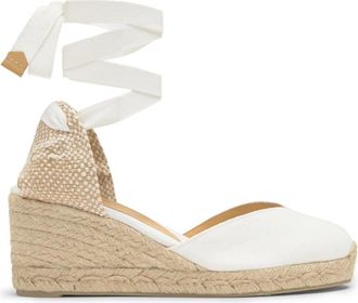 Castaner Femme, Chaussures, Blanc, Taille: 37 EU Chiara Wedge Espadrille
