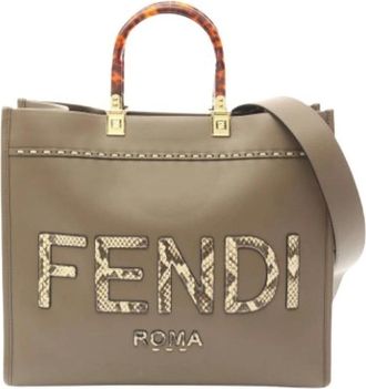 Fendi Damen, Pre-Owned, Beige, ONE SIZEGröße