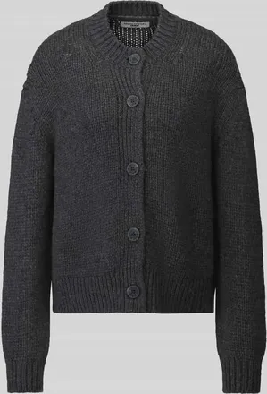 Marc O'Polo Denim Regular Fit Strickjacke aus Schurwoll-Mix mit Alpaka-Anteil