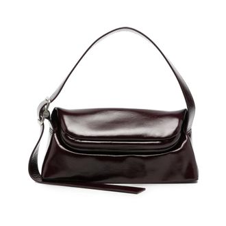 Osoi Osoi, Femme, Sacs, Rouge, Taille: ONE Size Sac port&eacute; &eacute;paule rabattable
