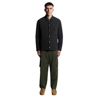 Lyle & Scott Hemdjacke f&uuml;r Herren, leger (Schwarz)