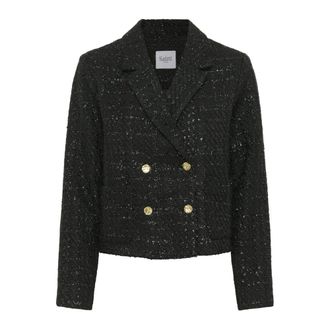 Saint Tropez Damen, Jacken, Schwarzk, SGr&ouml;&szlig;e