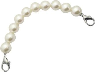 Amosfun handtaschen Griffe ersatz perlenimitat 20 cm geldb&ouml;rse Machen DIY Handtasche Korb ersatz zubeh&ouml;r (Silber Haken)