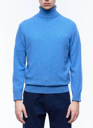 Fursac Pull col roul&eacute; en laine et cachemire - Taille 3XL - Homme