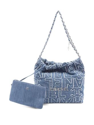 Chanel petit sac porté épaule Chanel 22 (années 2021) - Bleu