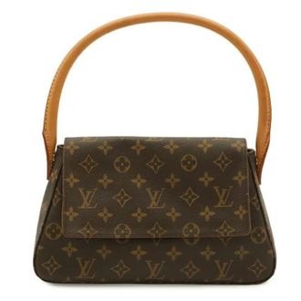 Louis Vuitton Sac bandouli&egrave;re Mini Looping Monogram doccasion - Femme - Pre-owned - Brun - Taille: ONE Size