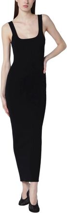 Entire studios Entire Studios, Femme, Robes, Noir, Taille: 38 FR Square Neck Knit Midi