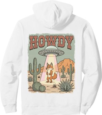 Image UFO Howdy Desert Coyote Pullover Hoodie
