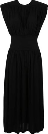 Christophe Lemaire Buttoned Dress - - Dresses - Damen - Schwarzk - M