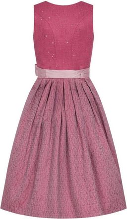 N&uuml;bler Trachtenkleid Midi Dirndl Kathe in Waldbeere von N&uuml;bler - Rockl&auml;nge 60 cm