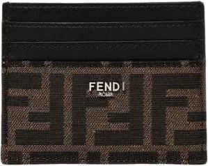 Fendi Schlanker Kartenhalter Organizer - - Accessories - Herren - Braun - ONE SIZE