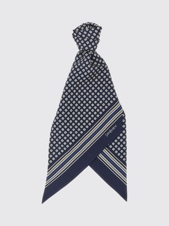 Saint Laurent Lavalli&egrave;re Foulard von aus Seide mit geometrischem Print