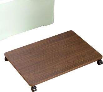 Generic Under Desk Printer Stand - Multipurpose Printer Stand With 4 Caster Wheels, Movable Under Desk Printers Shelf | Organizer For Washing Machine Plant Po