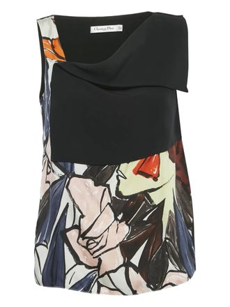 Dior Oberteil mit Print - Schwarz